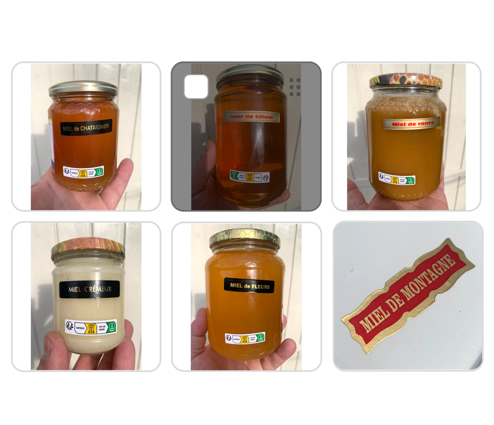 Natural High Mountain Honey from France (Savoie) - 250/500/1000 g – Si ...